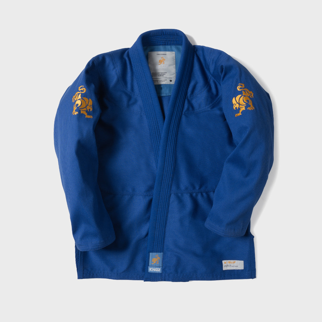 KIDS KINGZ IBJJF Gi - Blue